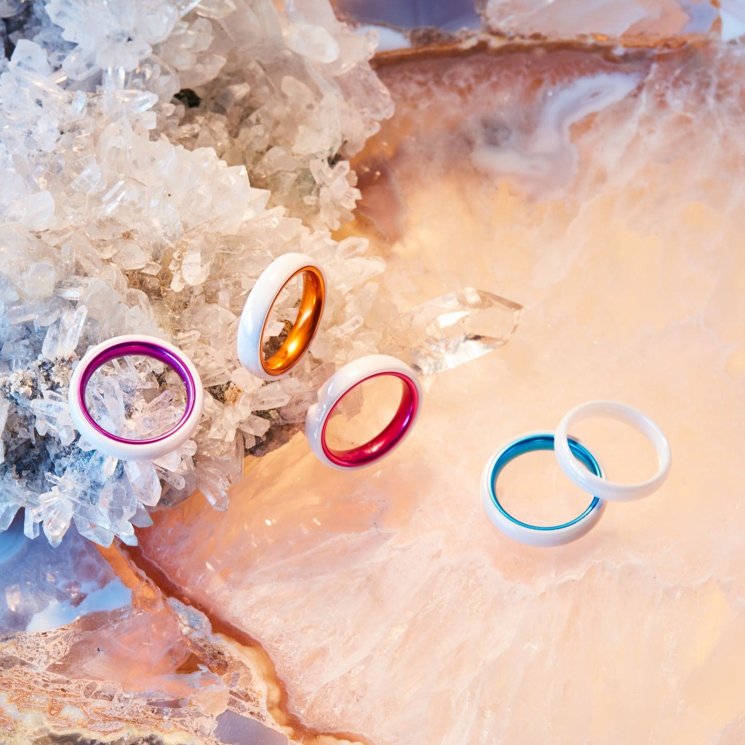 EMBR™ White Ceramic Ring - Minimalist - 4MM