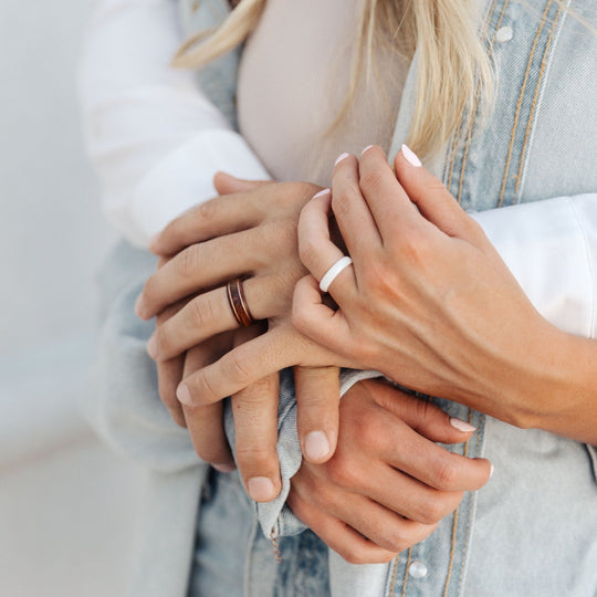 EMBR™ White Ceramic Ring - Minimalist - 4MM