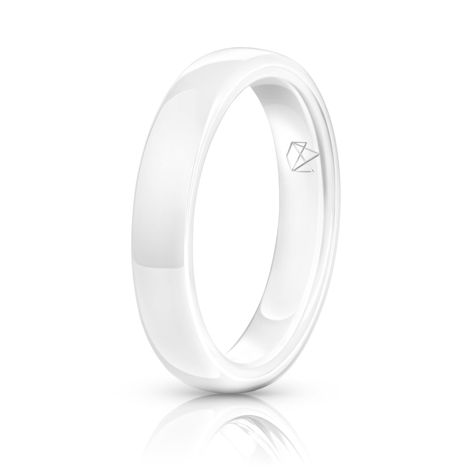 EMBR™ White Ceramic Ring - Minimalist - 4MM