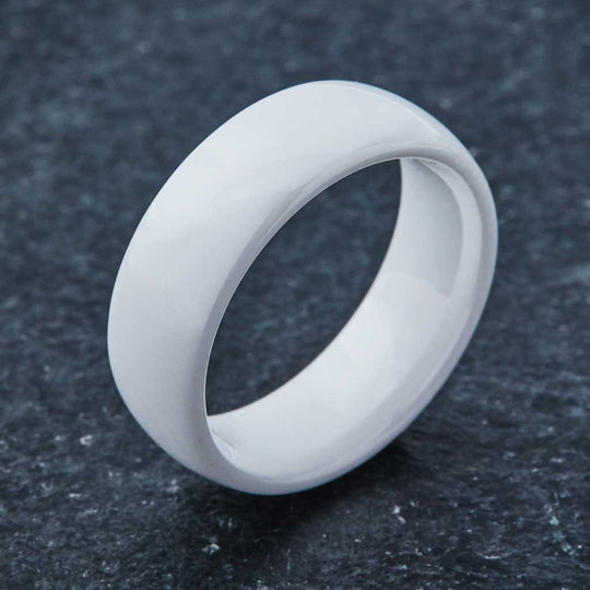 EMBR™ White Ceramic Ring - Minimalist